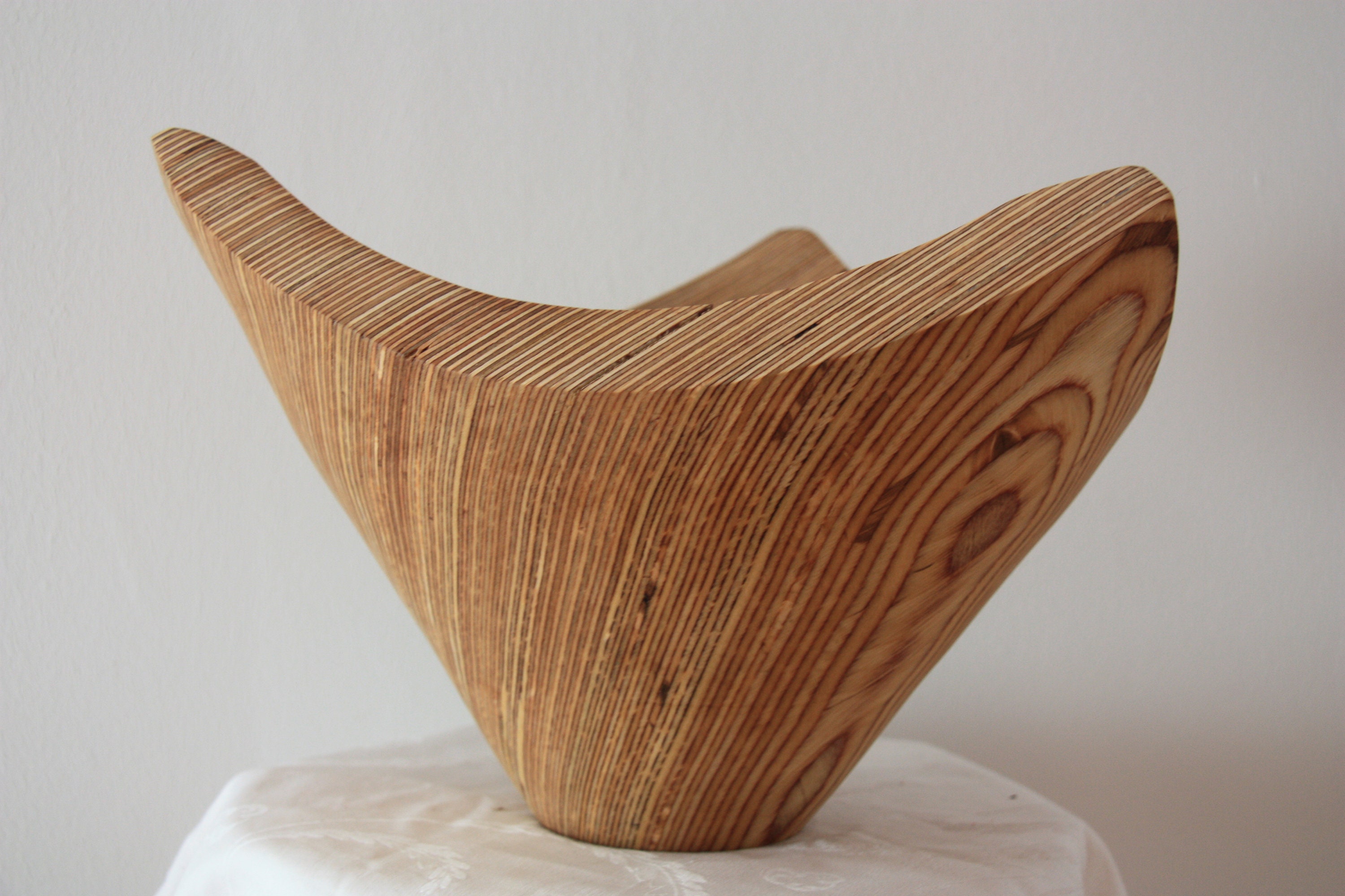 Designer Bowl Birch, Multiplex Plate, Extravagent Shape, Unique, Large ...
