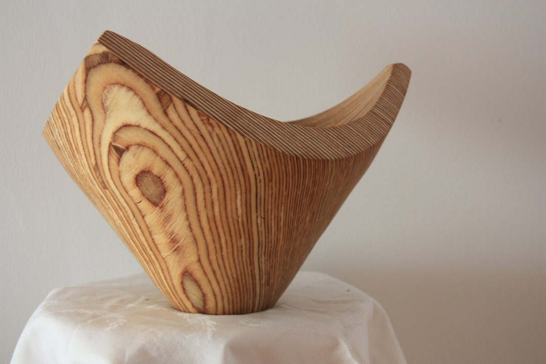 Designer Bowl Birch, Multiplex Plate, Extravagent Shape, Unique, Large ...