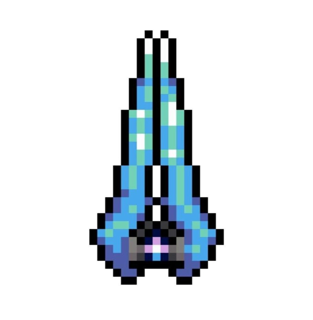 Halo Blue Energy Sword Cross Stitch Pattern 6x3cm - Etsy
