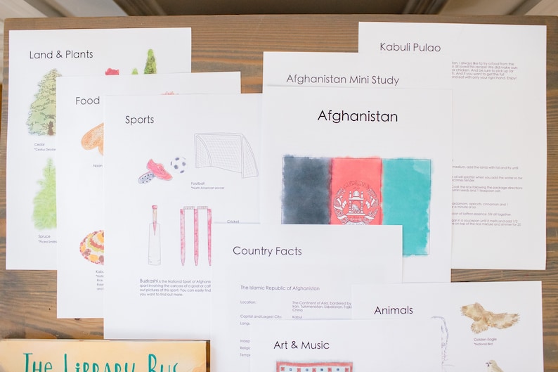 Afghanistan Mini Study - Etsy