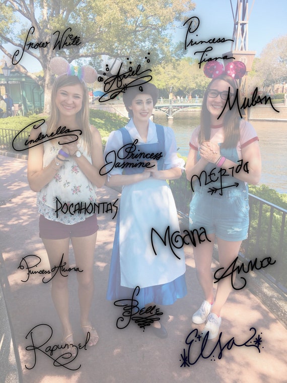 Princess Autographs - Etsy