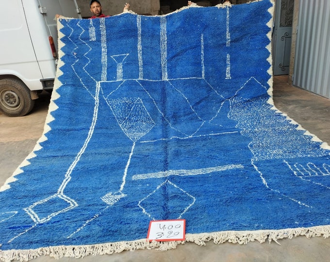 Colorful Vintage Moroccan Boujad Area Rug Authentic Moroccan Rug Boujad ...