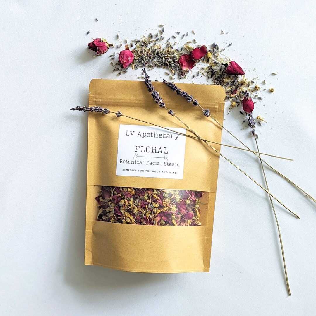 Botanical Facial Steam Herbal Facial Steam, Herbal Blend, Floral, Rose ...
