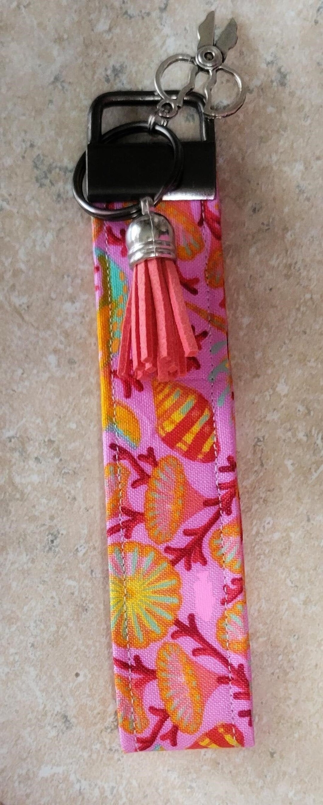 Tula Pink Keychains - Zuma - Etsy