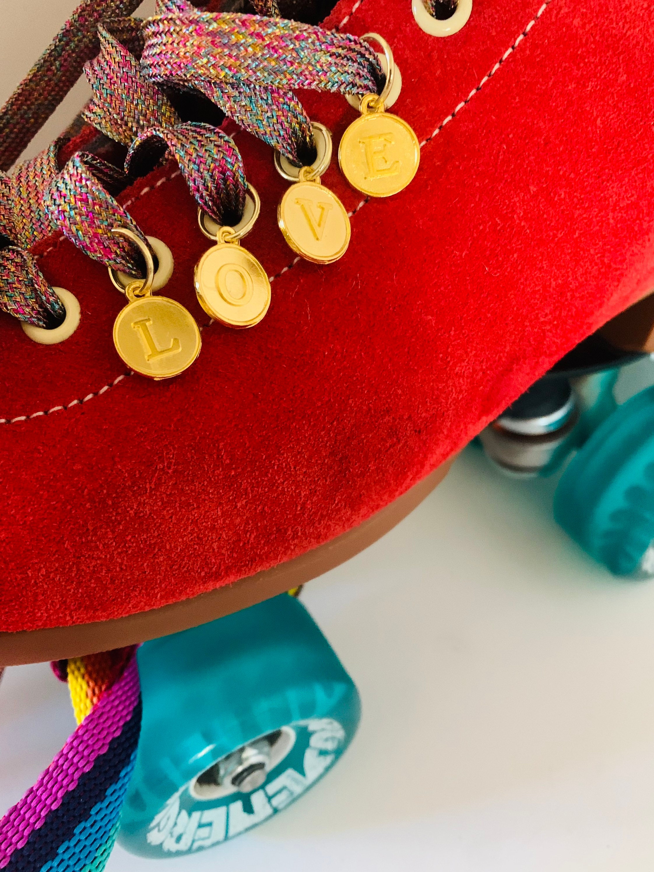 Roller Skate Accessories Letter Charms Initial Charms - Etsy