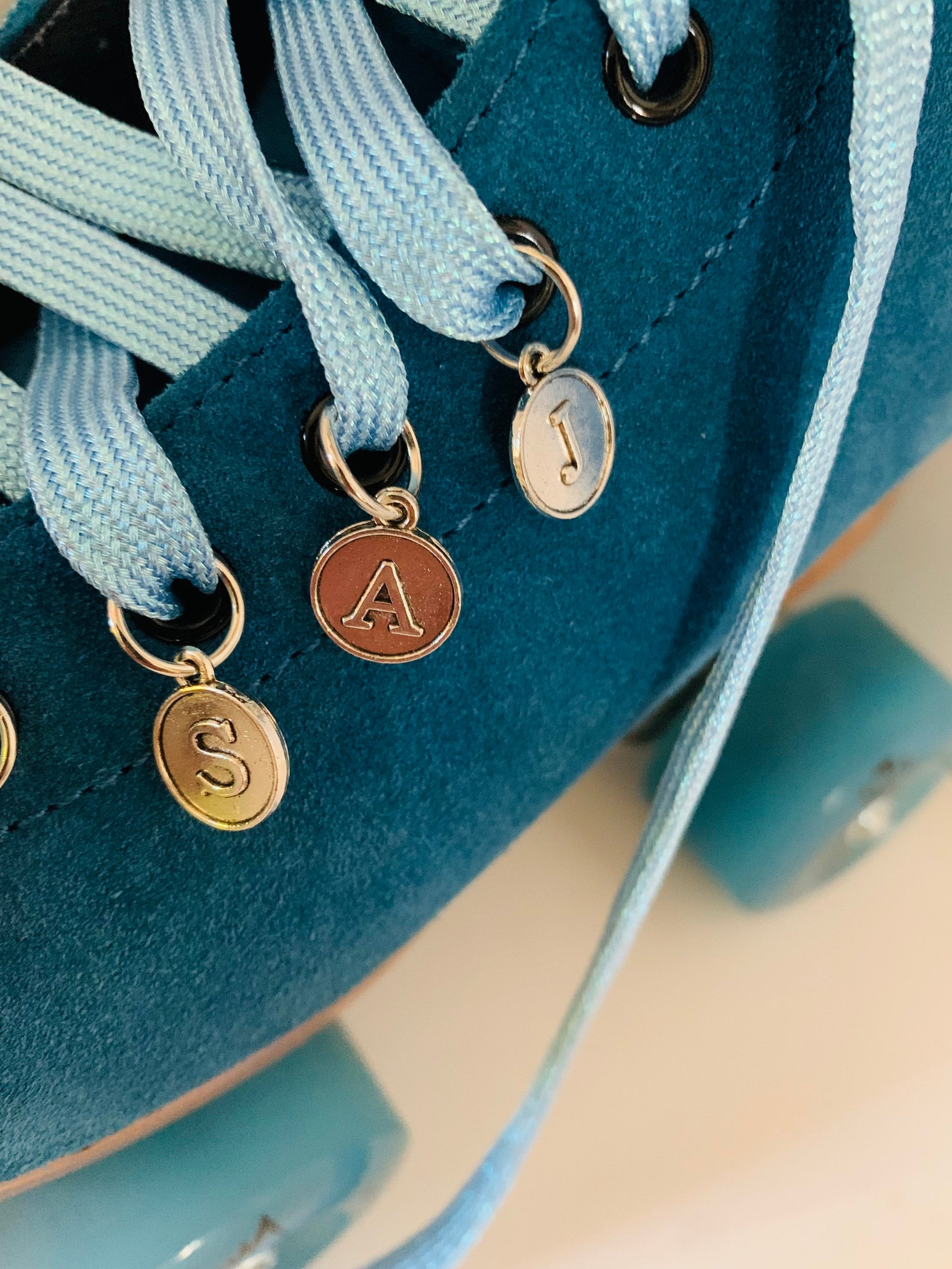 Roller Skate Accessories Letter Charms Initial Charms - Etsy