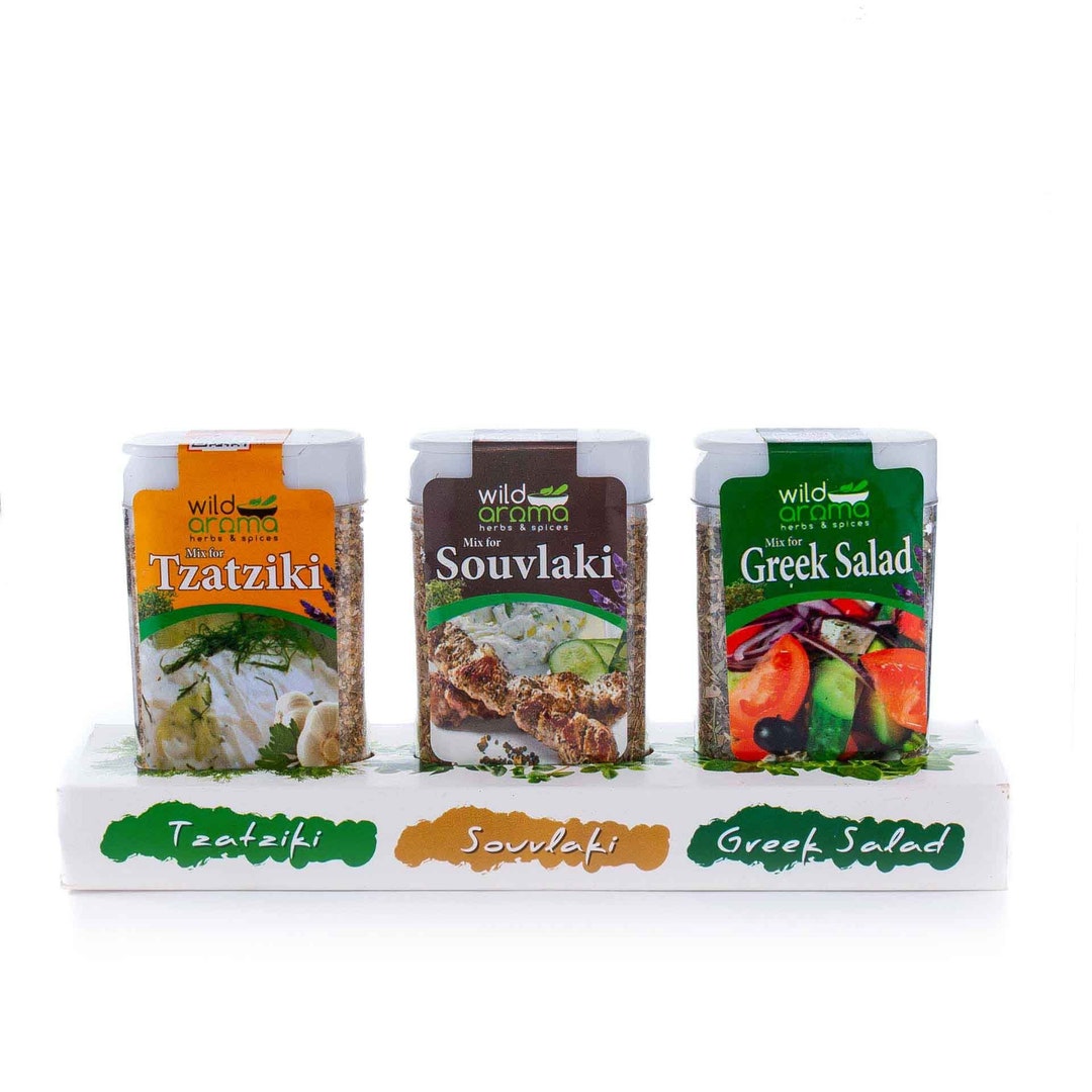Greek Spices Mix for Tzatziki Souvlaki Greek Salad. Set of 3 - Etsy