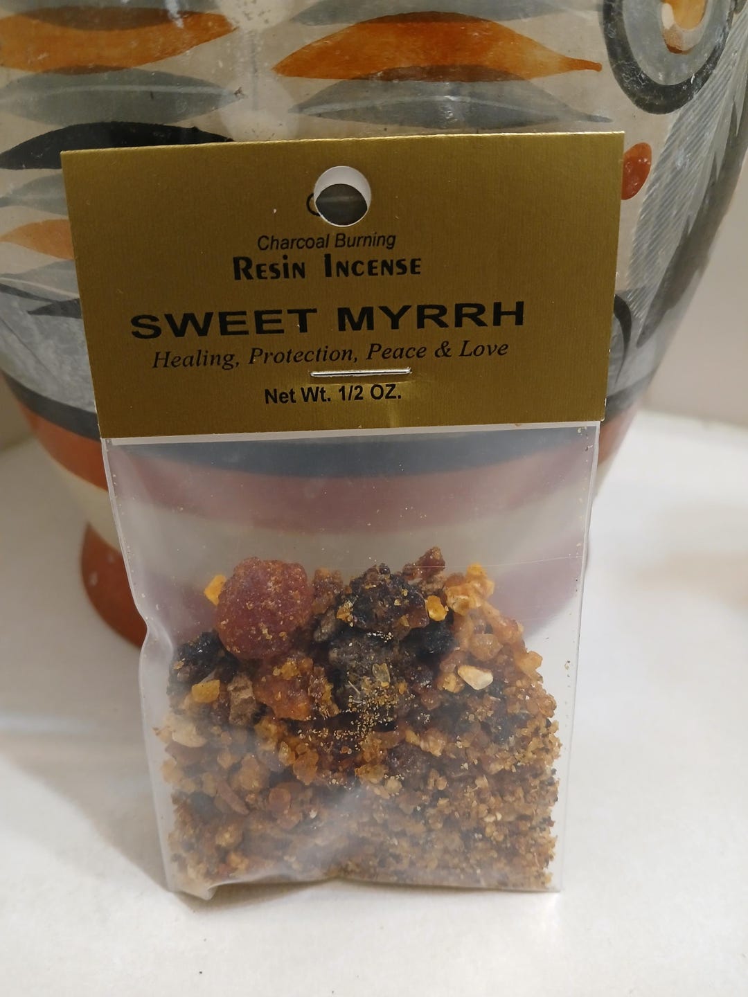 Sweet Myrrh - A Premium Charcoal Burning Resin Incense for Healing ...