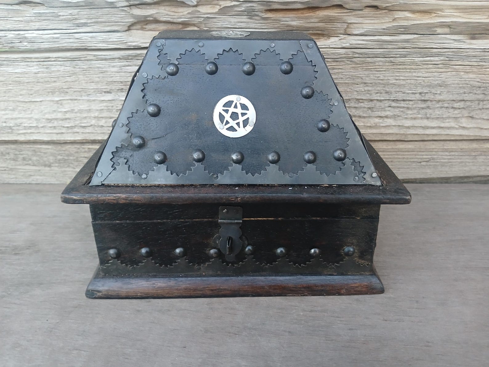 Witches Herb & Potion Storage Chest With Pentagrams - Etsy