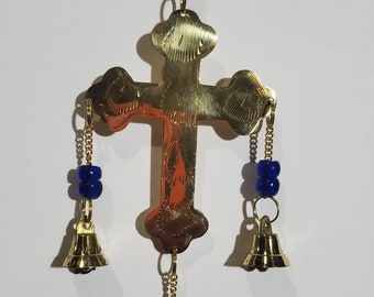 Brass Cross Bell - Etsy