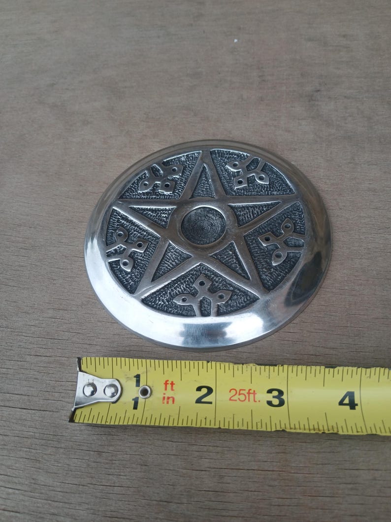 Pentagram Aluminum Altar Tile Cone & or Stick Incense Burner - Etsy