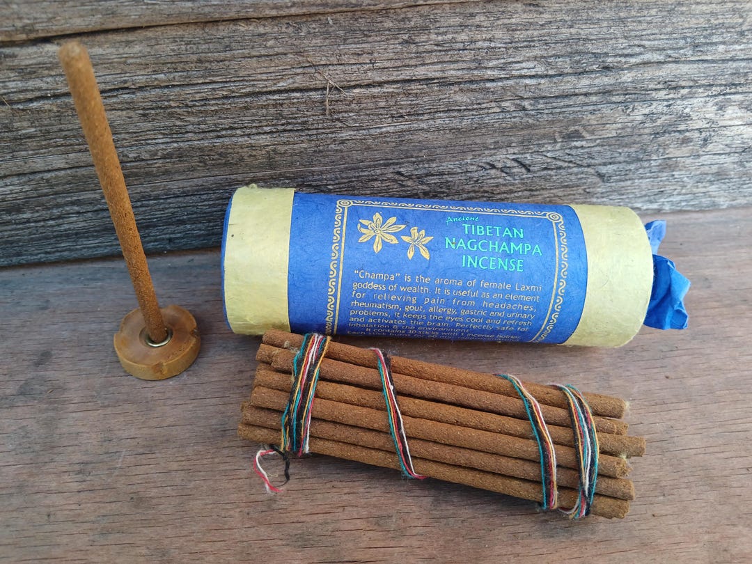 Nag Champa Ancient Tibetan Stick Incense Handmade in Nepal With a FREE ...