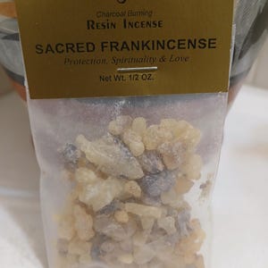 Sacred Frankincense - A Premium Charcoal Burning Resin Incense for ...