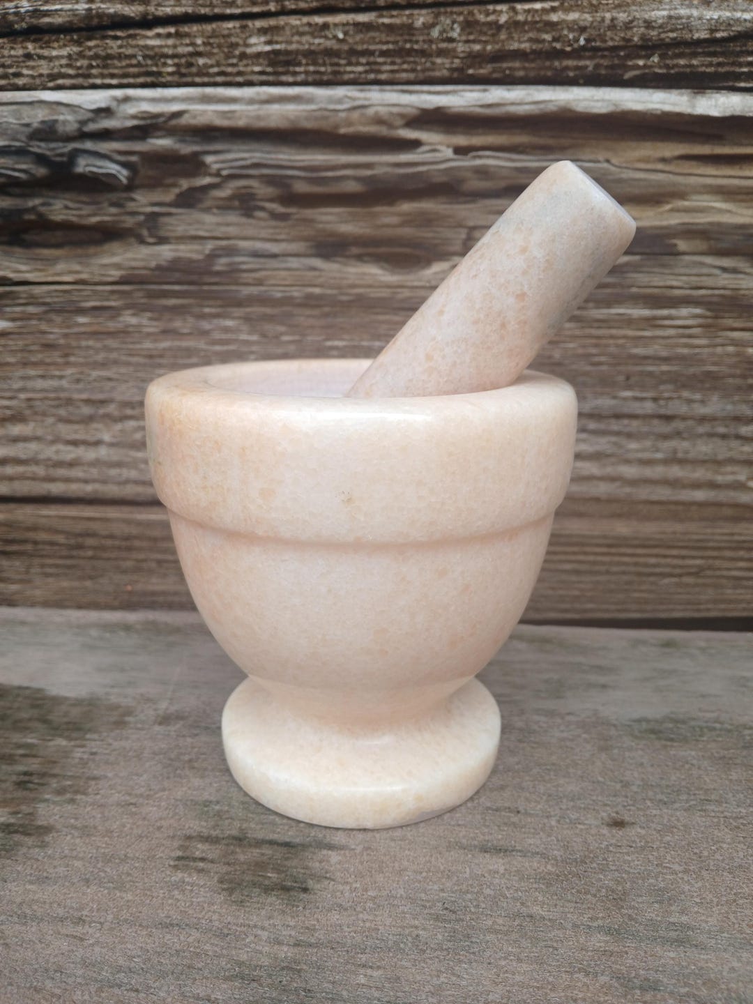 Sunset Jade Marble Mortar & Pestle - Perfect for Mixing and Grinding ...