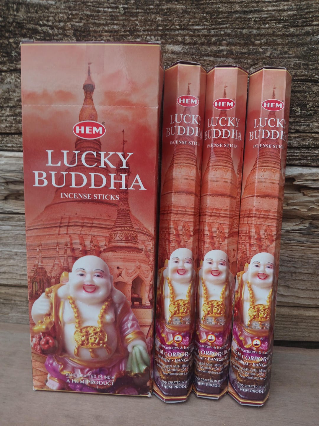 LUCKY BUDDHA 3 Boxes of Stick Incense by HEM 20 Sticks per Box! 60 ...