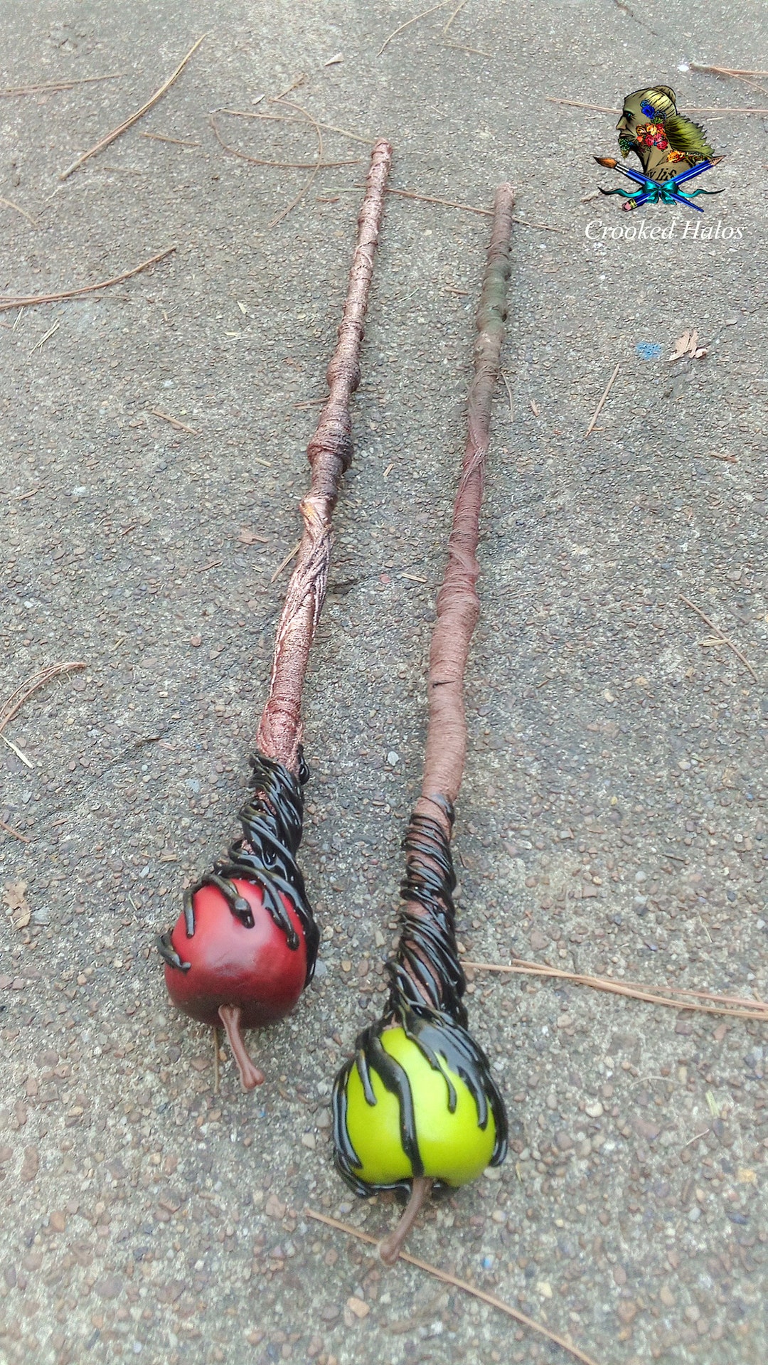 Poison and Bitter Apple Witch/ Wizard Wands. - Etsy