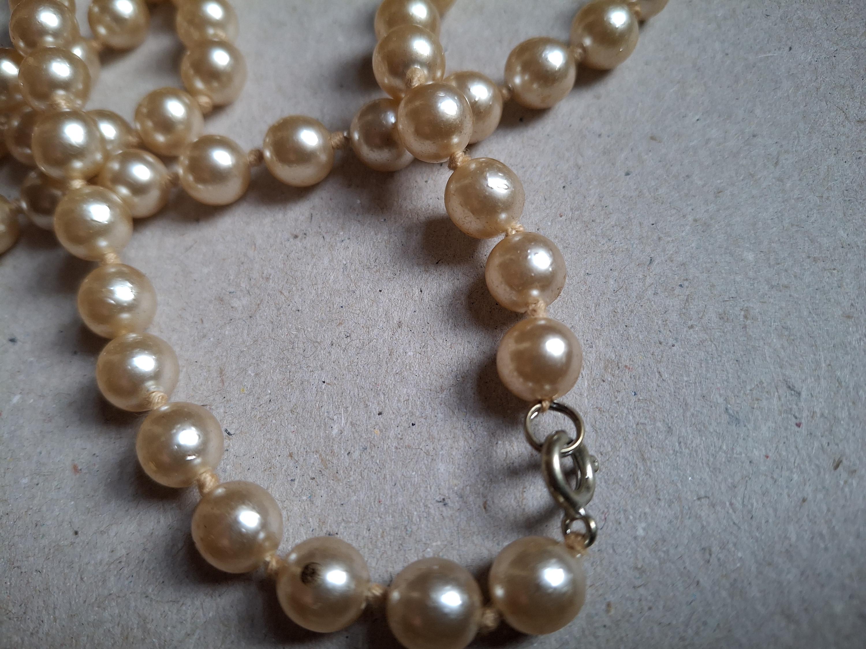 Long Pearls, Pearl Necklace, Flapper Style, Genuine Pearls, 1930s ...