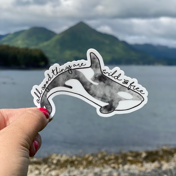 Free the Orca Sticker - Etsy
