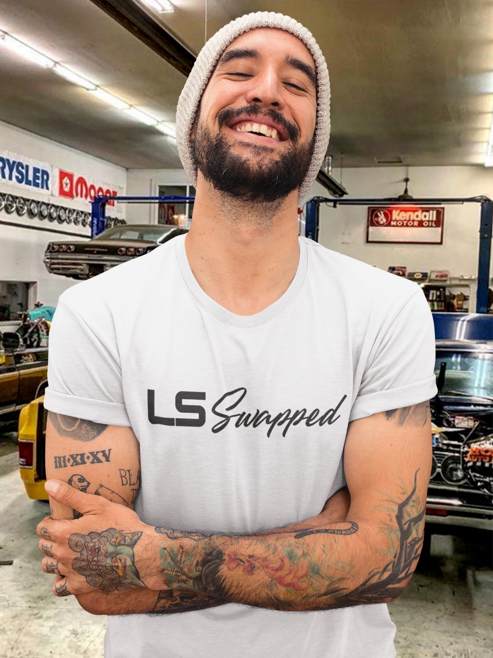LS Swapped Unisex Crew Neck, Ls Motor Swap, Ls Engine, Chevy LS Shirt ...