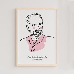 Set of Classical Composers Poster, Classical Music, Music Poster, Music ...