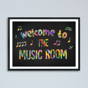 Music Class Poster | Welcome to the Music Room | Perfect Music Teacher ...