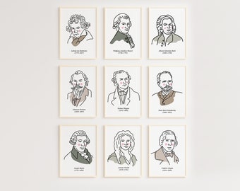 Classical Composer - Etsy