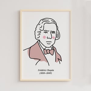 Set of Classical Composers Poster, Classical Music, Music Poster, Music ...