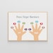 Piano Finger Numbers Poster | Piano Education and Theory | Montessori ...