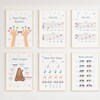 Piano Intervals Printable Flashcards, Bass Clef, Keyboard Music Notes ...