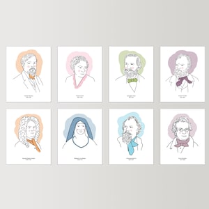 Classical Composers Poster Set: Music Classroom Decor (digital Download ...