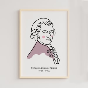 Set of Classical Composers Poster, Classical Music, Music Poster, Music ...