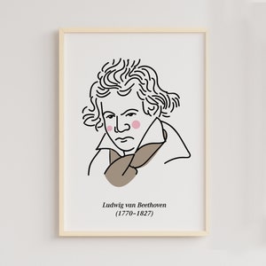 Classical Composers Poster Set: Music Classroom Art (digital Download ...