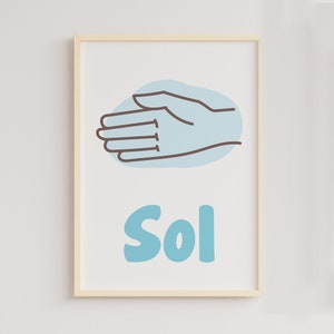 Solfege Hand Signs Posters, Music Classroom, Choir Director, Music ...