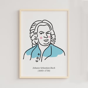 Set of Classical Composers Poster, Classical Music, Music Poster, Music ...