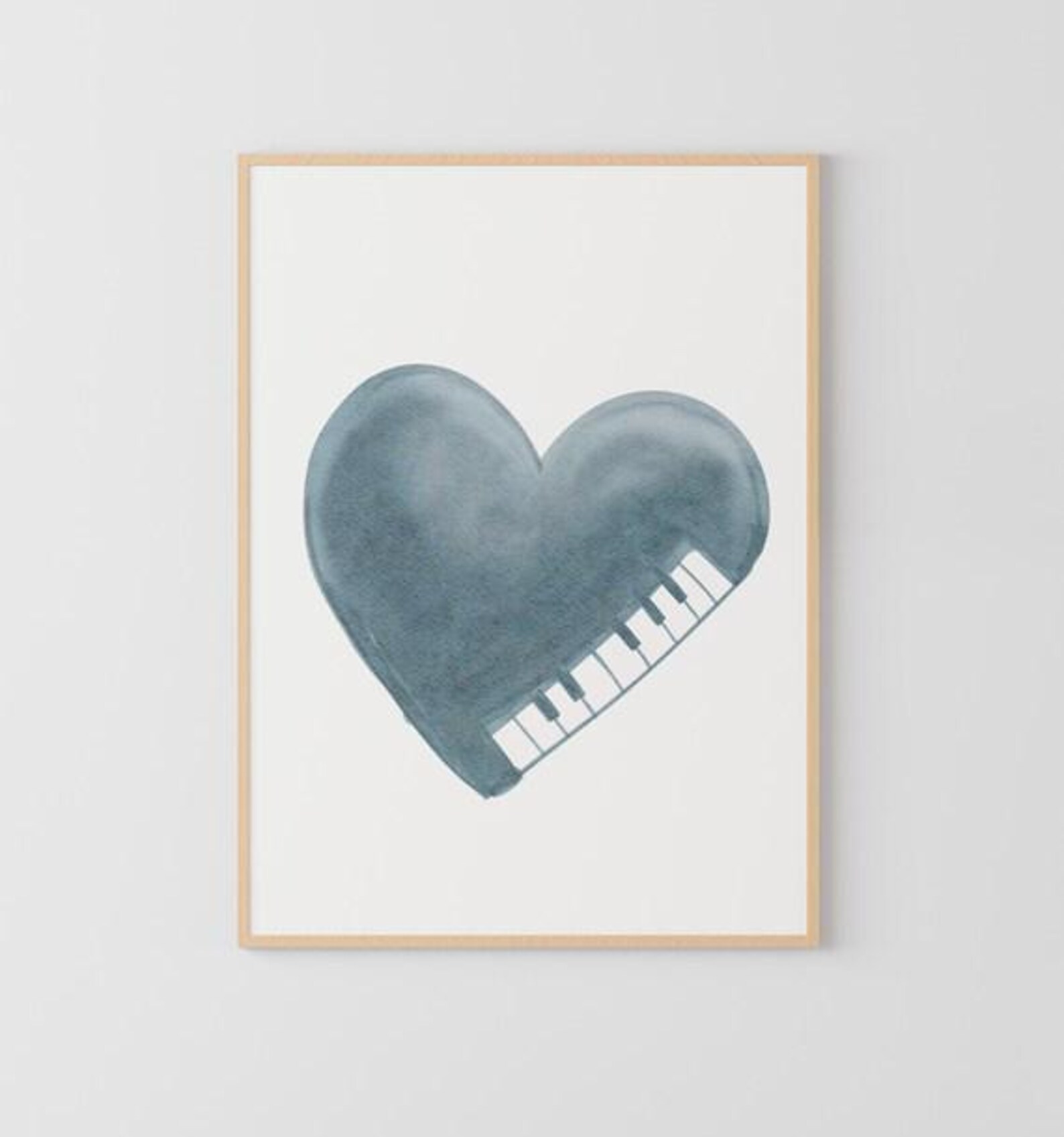Piano Inspiration Poster, Printable Music Room Decor, Inspirational ...