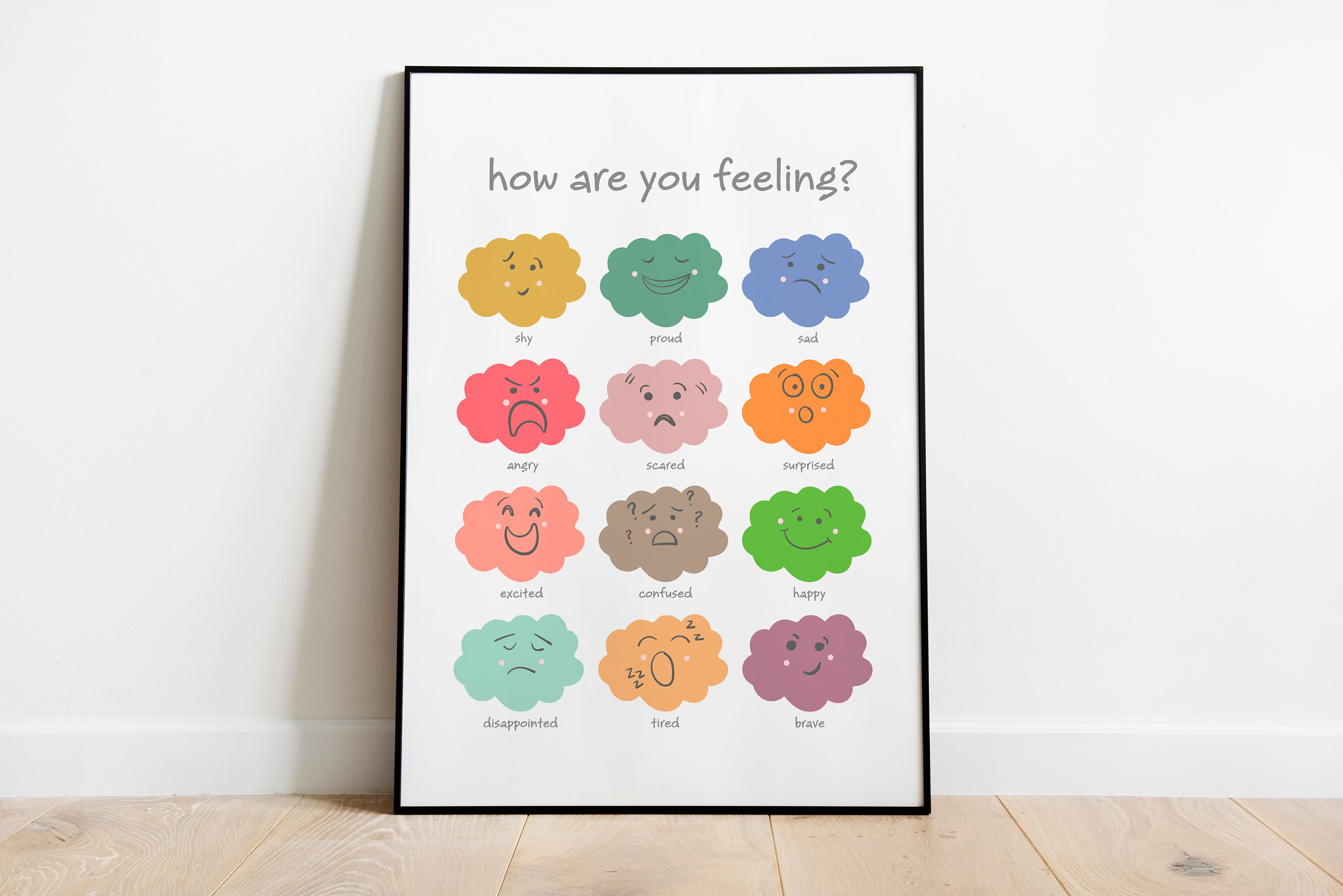 Feelings Poster How Are You Feeling Emotions Poster - Etsy