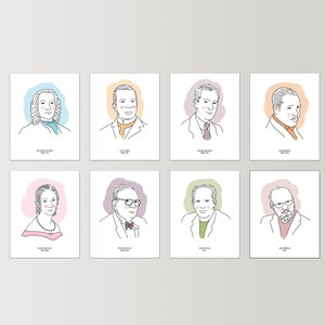 Classical Composers Poster Set: Music Classroom Decor (digital Download ...