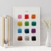 Vibrant Colors Educational Poster Montessori Color Chart, Interactive ...