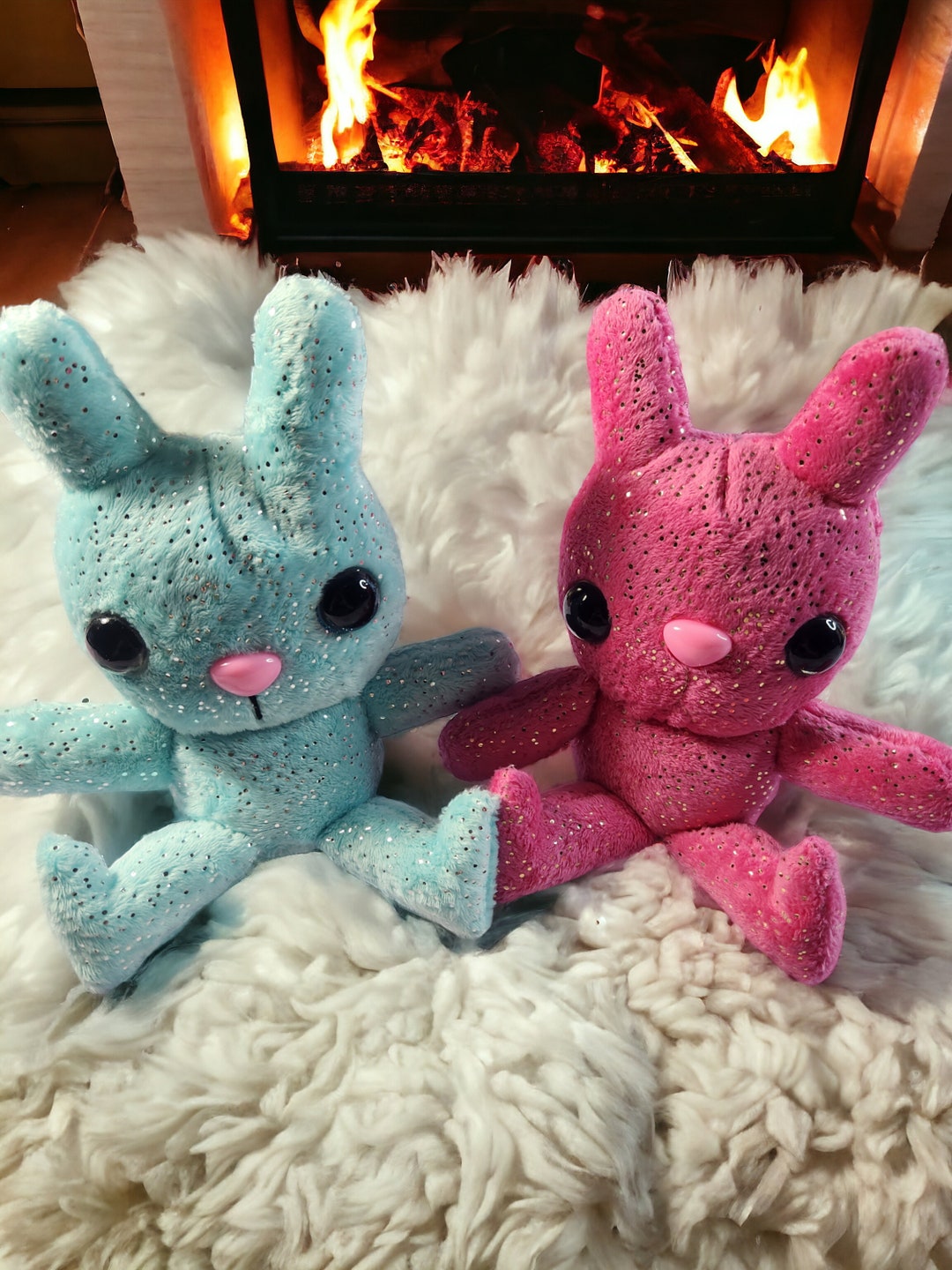 Handmade Minky Mini Bunny: Weighted Plush Toy - Etsy