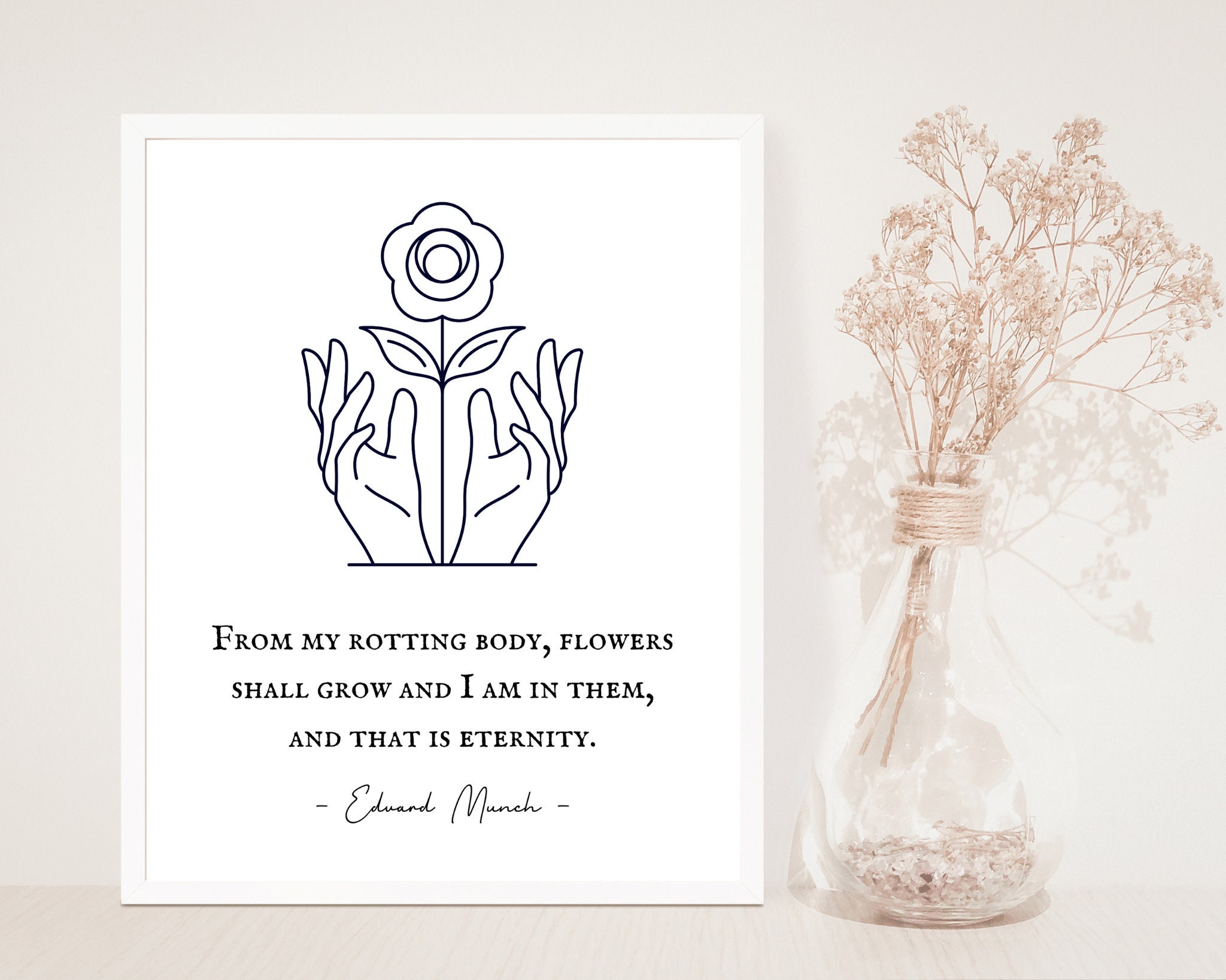 From My Rotting Body Flowers Shall Grow and I Am in Them and - Etsy