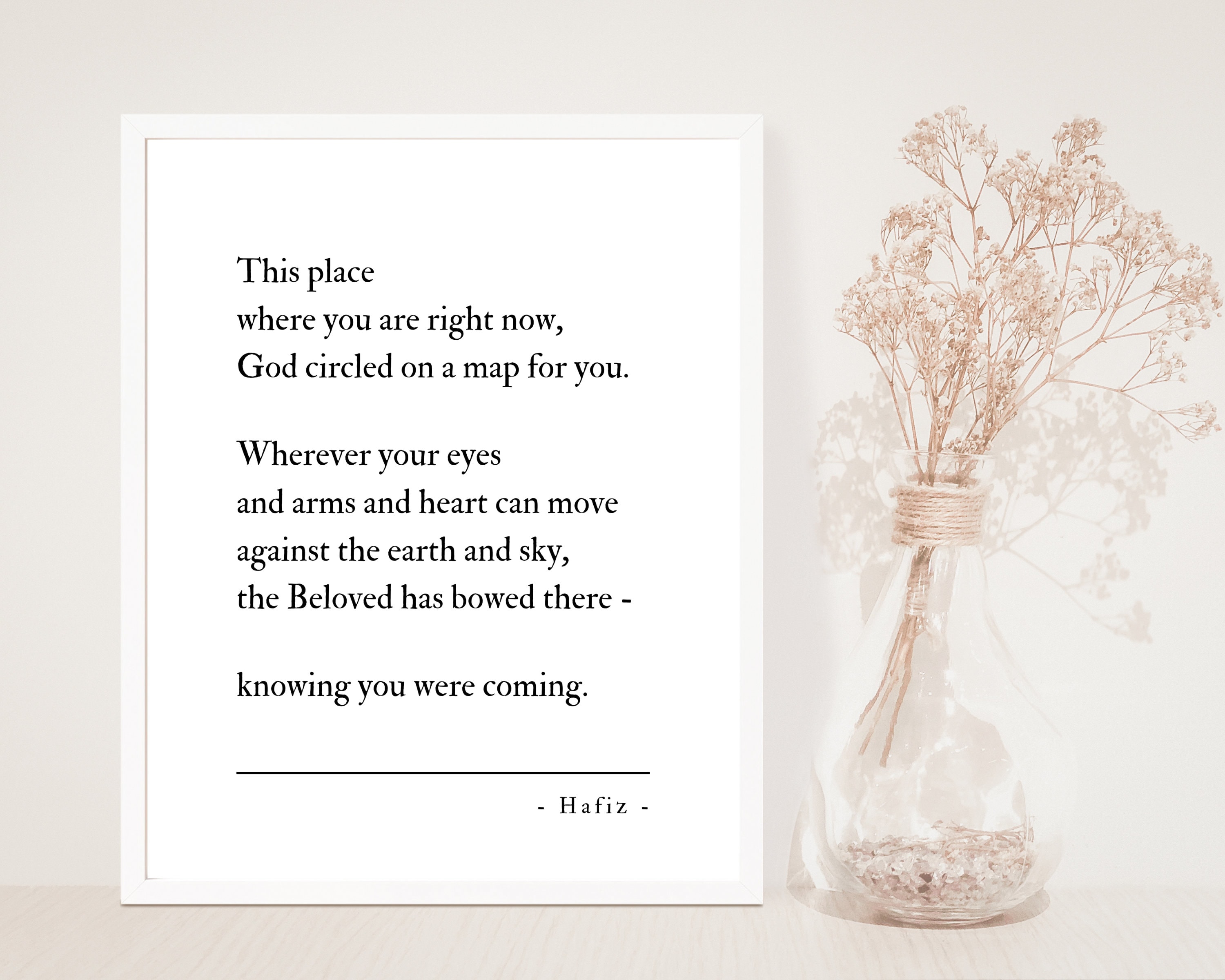 Hafiz Prayer Quotes Don't Be Sad Because Everything Is Temporary,