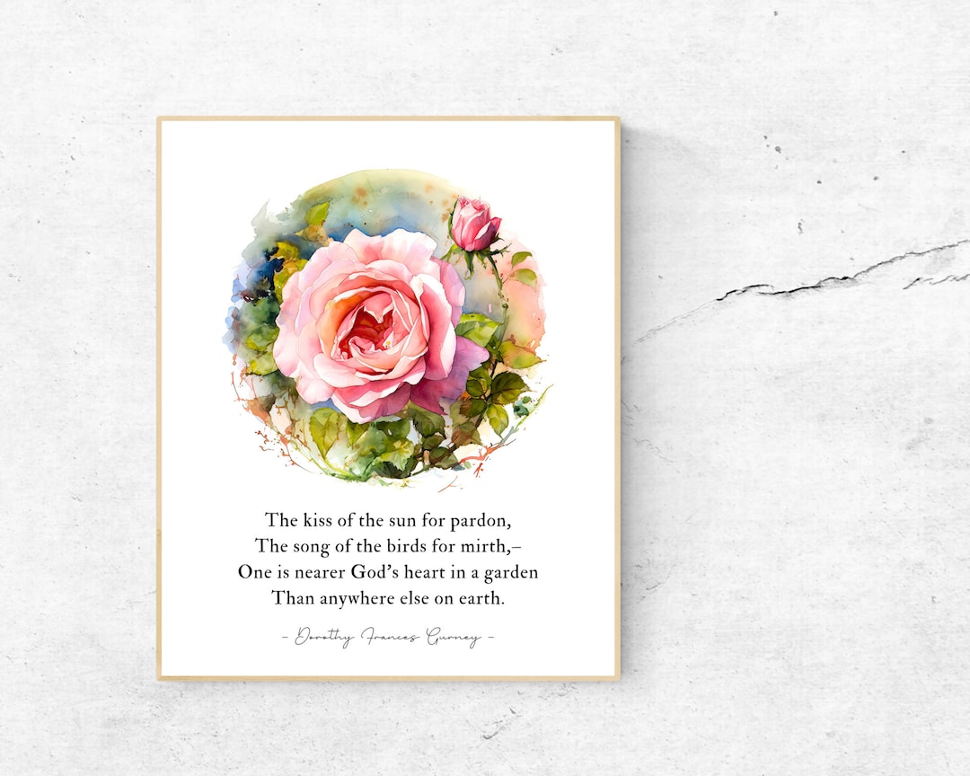 God's Garden Poem - Dorothy Frances Gurney - Nearer God's Heart in a ...