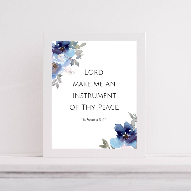 Prayer of St Francis - Etsy