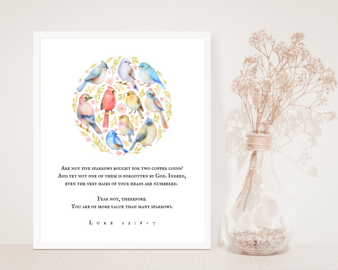 Are Not Five Sparrows Bought for Two Copper Coins Luke 12:6-7 Bible ...