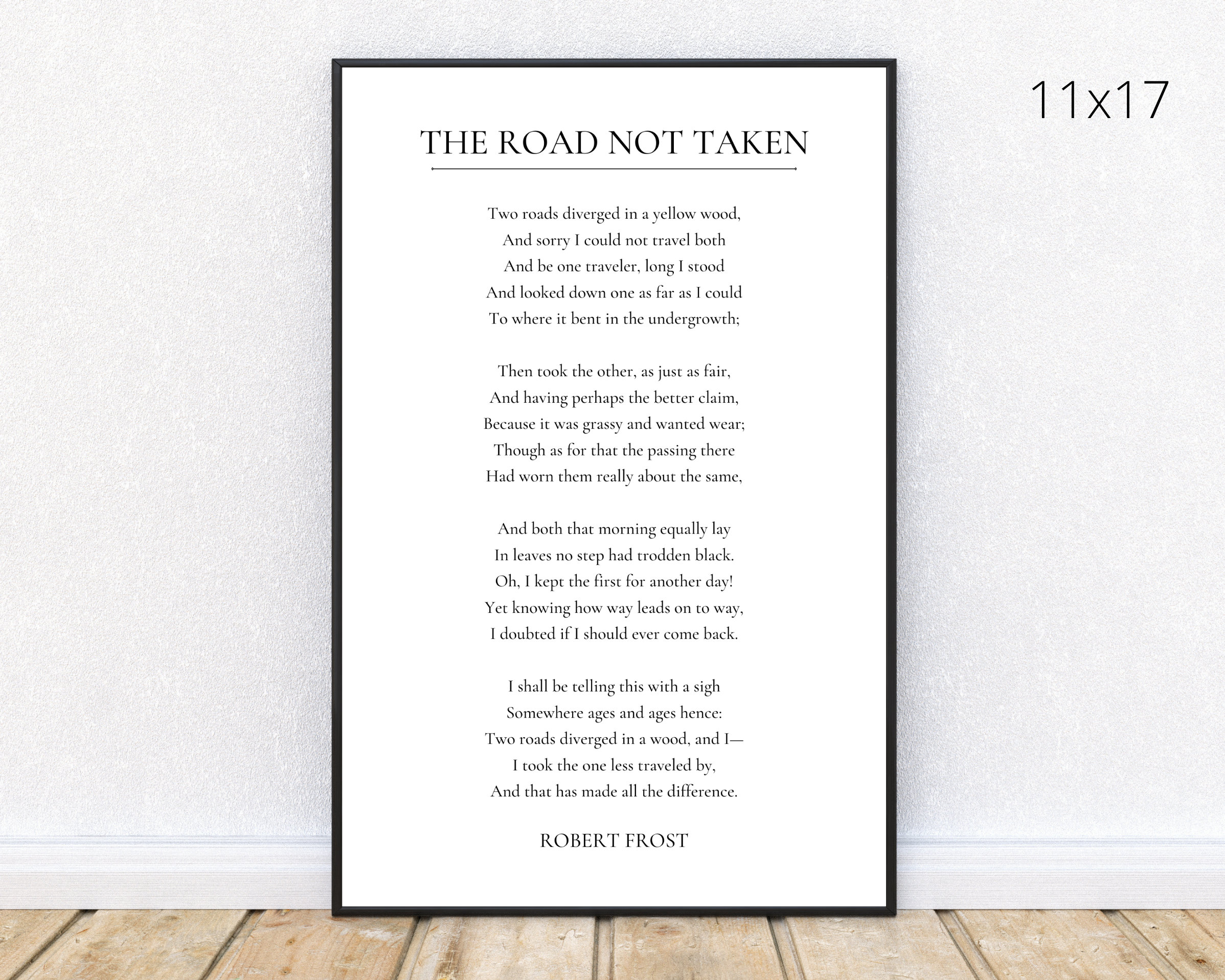 Robert Frost Leaves Poem The Road Not Taken | Poetry In Voice