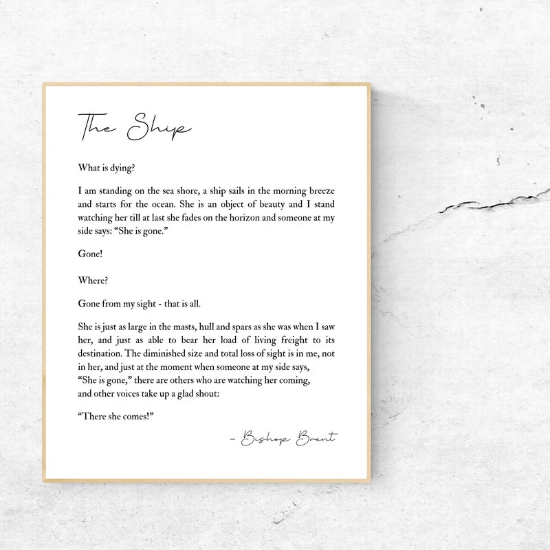 Poem for Funeral Man - Etsy