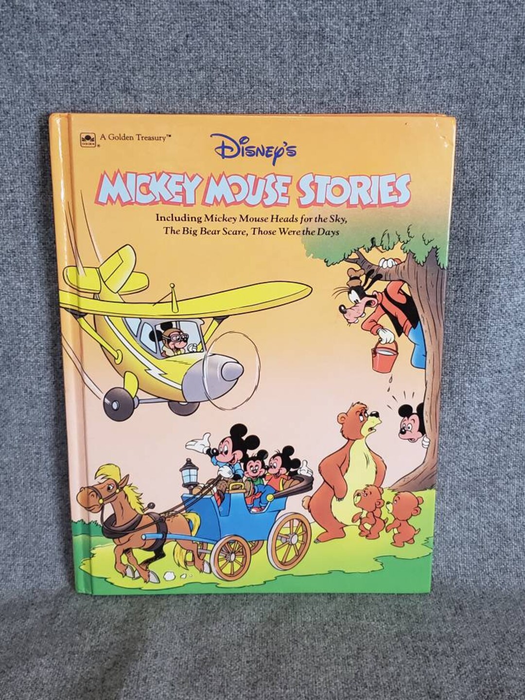 Disney's Mickey Mouse Stories, 1989 Hardcover - Etsy