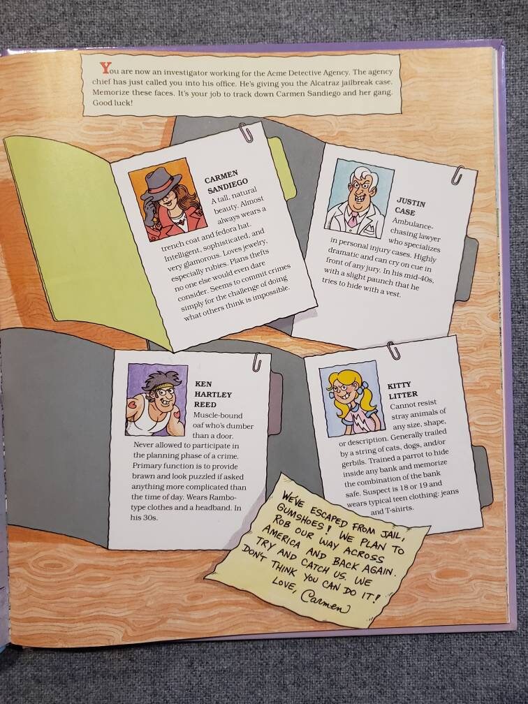 Where in America is Carmen Sandiego by John Peel and Illustrated by ...