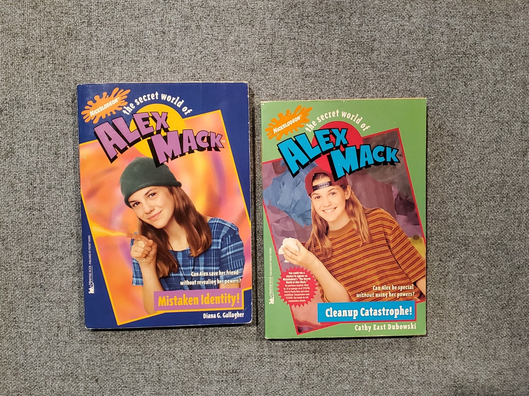 The Secret World of Alex Mack, 2 Books, 90s Nickelodeon Paperbacks - Etsy