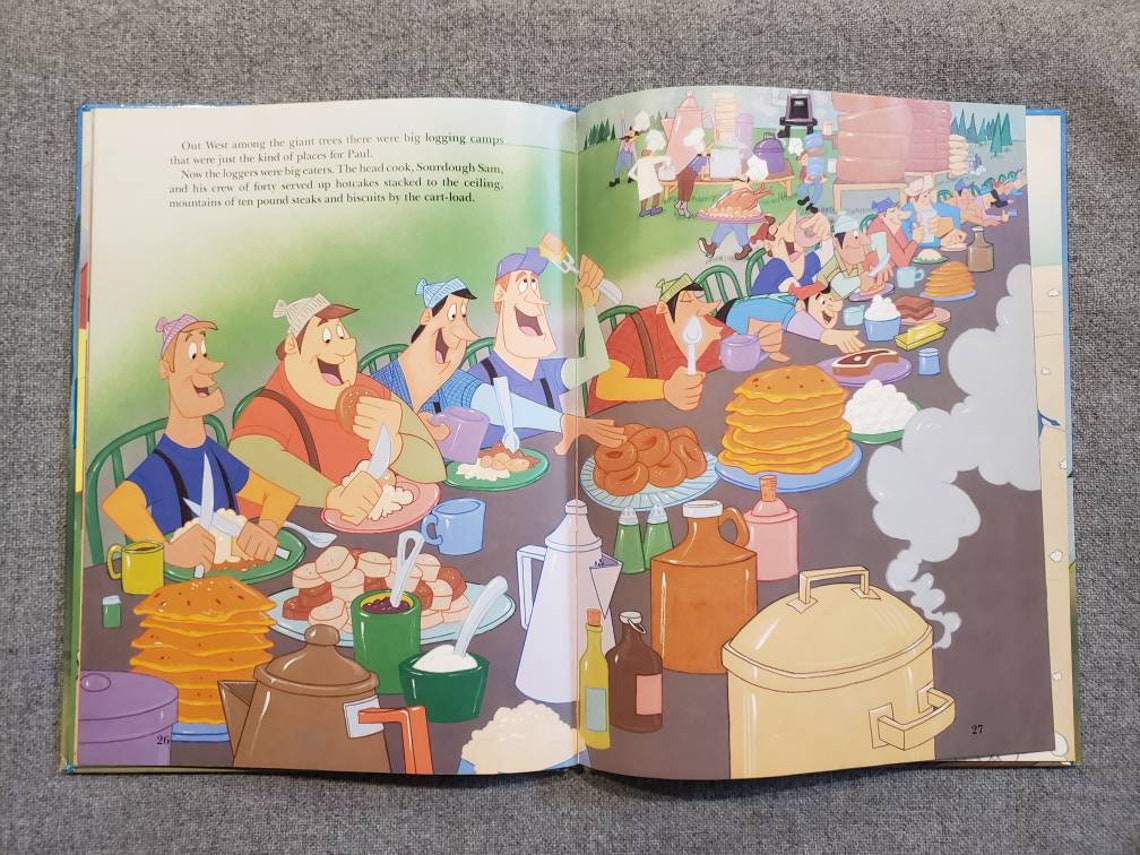Paul Bunyan From Walt Disney American Classics 1989 Hardcover - Etsy